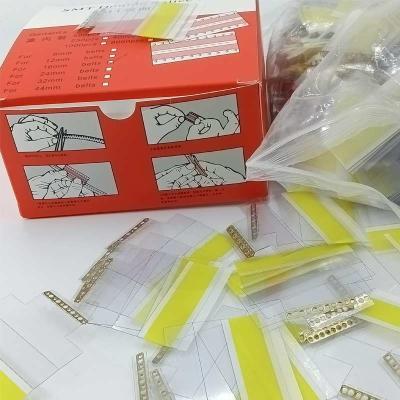 China Yellow SMT Double Splice Tape With Copper Clip Buckle 8mm 12mm 16mm For Material Splicing for sale