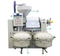 China 500kg/h Automatic Control Spiral Oil Press Machine Mustard Oil Filter Machine for sale