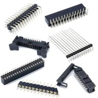 China 1.27mm 2.54mm Pin Header Female Connector Gold Contact Plating for sale