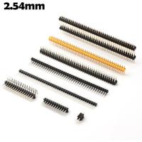 China Single Double Row Male Header Connector 1.27mm Vertical Male Right Angle for sale