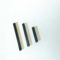 China 2.54mm Pitch Vertical Female Header Long Pins High Temperature Dielectric for sale