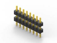 China 10 Pins 2.54 Mm Pitch Male Pin Header Connector Contact Resistance 20mΩ Max for sale