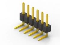 China Male Pinpower And Signal Connectors , 2.00mm Pitch Pogo Pin Connector for sale