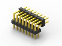 China PCB Right Angle Pin Connector , Durable Bulk 20 Pin Header Connector for sale