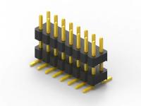 China SMD Type Male Pin Header Connector 16 Pins Dual Row Current Rating 2.0 AMP for sale