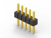 China Single Row 10 Pin Header Connector , Pcb Pin Connector Withstand Voltage 500V for sale