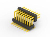 China Concave Bending PCB Header Connector SMT Type Current Rating 1.0AMP for sale