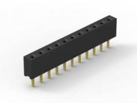 China Single Row 40 Pin Female Connector , Plastic Square Pin Female Header Socket for sale