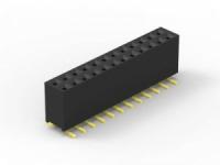 China 2.54mm Pin Header Female Connector , SMD Dual Row Female Header Socket for sale