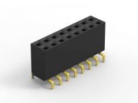China 2 Pin To 80 Pin Female Header Connector 2.54mm Pitch 2 Rows Insulation Resistance for sale