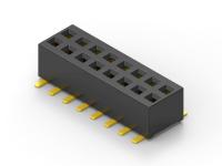 China SMT Female Header Connector 1.0 Mm Pitch Dual Row For Medical Equipment for sale