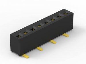 China Single Row Smd Board To Board Connector , 1.0mm Pitch Female Female Header Socket for sale