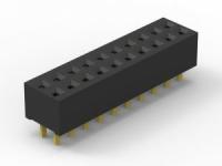 China 1.00 Mm 8 Pin Female Header , Female Pcb Header Withstand Voltage 500 V for sale