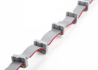 China FCC 16 Pins  Flat Ribbon Cable Assembly With 2.54mm IDC Socket RoHs Material for sale