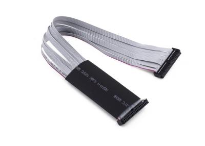 China 2.54mm IDC Flat Ribbon Cable Assembly With Heat Shrink Tube Customized Length for sale