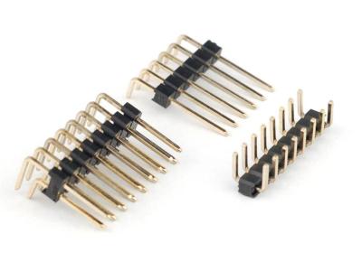 China Brass surface mount pin header , 8 pin header connector Current Rating 3.0AMP for sale