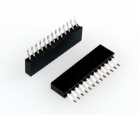 China Black SMD Female Header Connector High Insulation Resistance 1000MΩ Min for sale