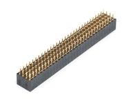 China DIP 4 X 10 Pin Female Header Connector 2.00mm Four Row Phosphor Bronze Contact Material for sale