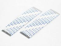 China 60 Pin Flat Flex Ribbon Cable , 1.0 Mm FFC Extension Cable Current Rating 0.5AMP for sale