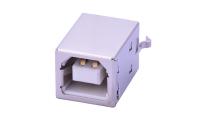 China White Core Mini Usb Female Connector , 1.0A  Rated Current Mini Usb Connector for sale