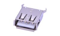 China Data Line Plug Usb Female Connector , AF Type Micro Usb Pcb Connector for sale