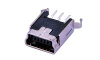 China Mobile Phone Mini 180 Degree USB Connector , SMD Micro Usb Male Connector for sale