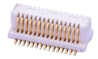 China Vertical 30PIN PCB Board To Board Connector Pedestal Beige Phosphor Bronze Material for sale