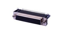 China 78 Pin VGA Input Output Connectors 90 Degree Plug In Master Seat Rated Current 3.0A for sale
