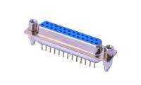 China VGA Socket 25 PIN D Sub Connector 1000M Omega Min Insulation Resistance for sale