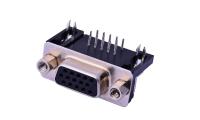 China 9 PIN 15 Ways Female D Sub Input Output Connectors 250V AC Rated Voltage With Screw for sale