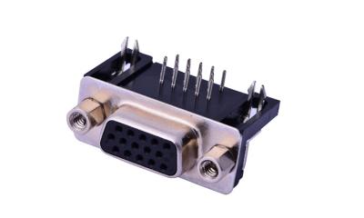 China 9 PIN 15 Ways Female D Sub Input Output Connectors 250V AC Rated Voltage With Screw for sale