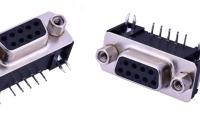 China 9 PIN D-SUB Socket 90 Degree 250V Rated Voltage PBT Material For Signal Interface for sale