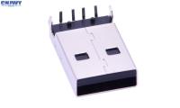 China 4 Pin PCBA Male Micro USB Input Output Connectors Plastic 100V Voltage Resistance for sale