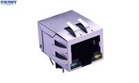 China Phosphor Bronze Rj45 Network Connector Filter 100Base - T 90 Degree Plug - In for sale