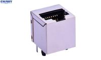 China Single Port Rj45 Network Connector 10P8C 180 Degree Rated Current 1.5A for sale