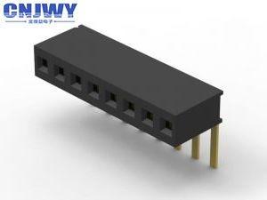 China 6 Pin To 40 Pin  Female Header Connector 1.27mm Pitch Black Durable for sale