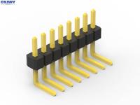 China Long Pin Header Single Row  , Square Right Angle Header Connector for sale