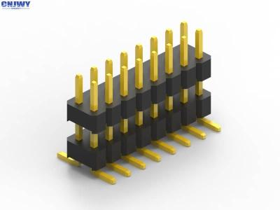 China SMD Type Male Pin Header Connector 16 Pins Dual Row Current Rating 2.0 AMP for sale