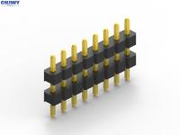 China 10 Pins 2.54 Mm Pitch Male Pin Header Connector Contact Resistance 20mΩ Max for sale