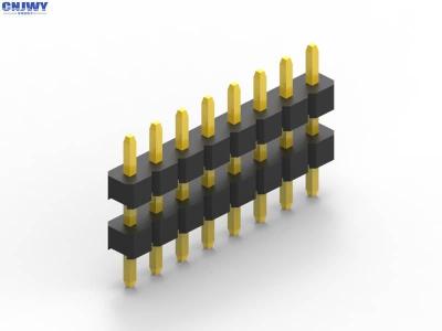 China 10 Pins 2.54 Mm Pitch Male Pin Header Connector Contact Resistance 20mΩ Max for sale