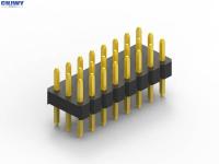 China Custom 2mm Pitch Pin Header 2 Pins To 80 Pins Single Row Male Pin Header for sale