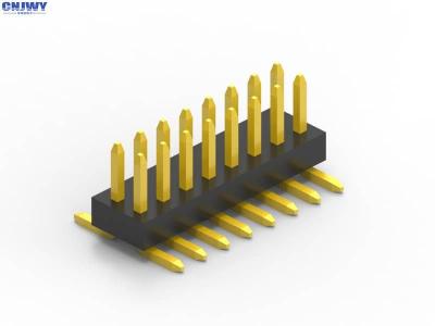 China 12 Pin Dual Row Male Pin Header Connector 1.0mm Pitch Length Customization for sale