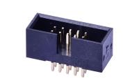 China SMD Pcb Connectors Wire To Board , Dual Row Right Angle Pin Header Insulation Resistance for sale