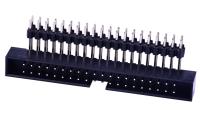 China Vertcial Wire To Board 2mm Pitch Pin Header , 2 * 20 Pin Wire To Board Connector for sale