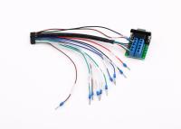 China I / O Breakout Electrical Cable Assemblies DGB9FT With 2.0mm DuPont Various Color Wire for sale