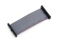 China Gray 2 * 07 Ways Flat Ribbon Cable Assembly With 1.27mm Rectangular Connector for sale