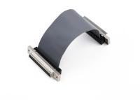 China SCSI Female 1.27 Mm Pitch Ribbon Cable , Shielded 34 Pin Flat Ribbon Cable for sale