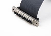 China SCSI Female 1.27 Mm Pitch Ribbon Cable , Shielded 34 Pin Flat Ribbon Cable for sale