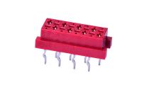 China Female IDC Cable Connector DIP Type Through Hole For Automotive Industry for sale