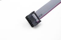 China 1.27mm 28AWG Flat Ribbon Data Cable UL2651 FC-10P Connector for sale